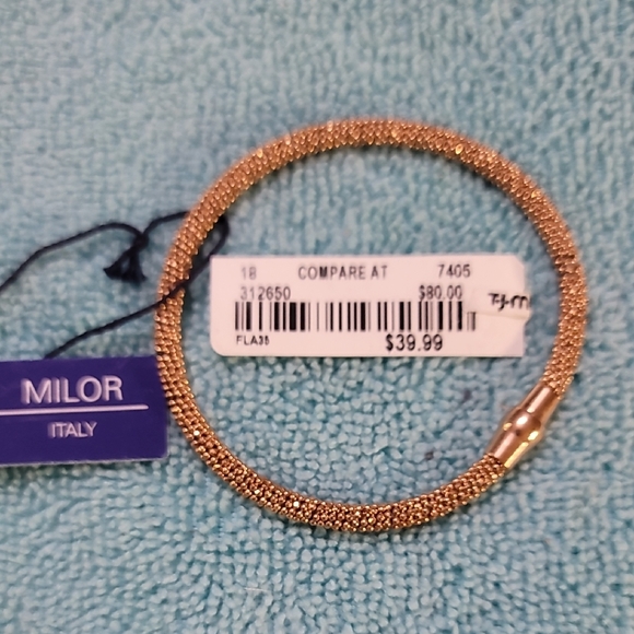 Milor | Jewelry | Milor Elegant Goldtone Sterling Silver Bracelet ...